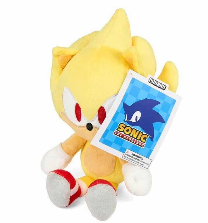 Мягкая игрушка Sonic the hedgehog Супер Соник Соник Бум, желтый