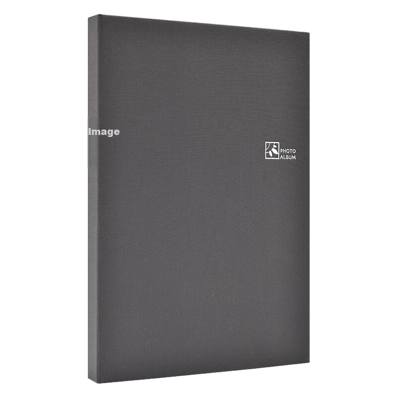 NCL Japanese Chulin 3-Inch Instant Photo Album, 252 Pages, Small Insert-Style Collection And Commemorative Album, Vertical Storage Book, Gray, TCPK-INS