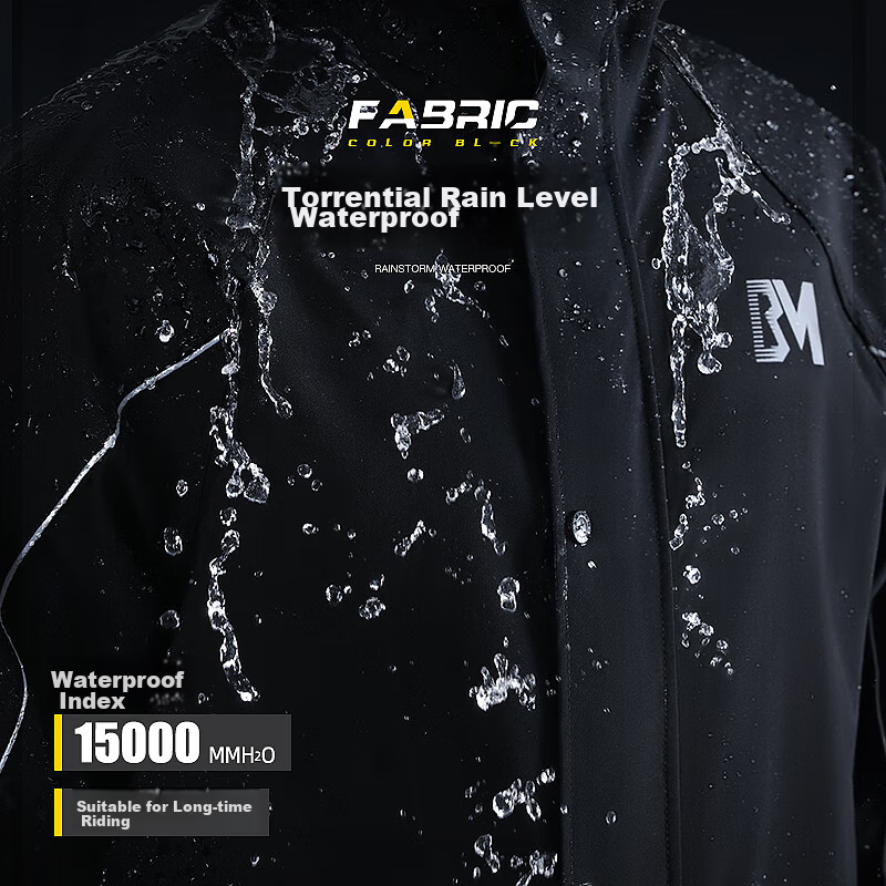 Beimei Raincoat And Rain Pants Set, Specially Designed for Food Delivery Riders, Motorcycle Riding Suit for Men, Full-Body Protection against Heavy Rain, Two-Piece Electric Scooter Outfit