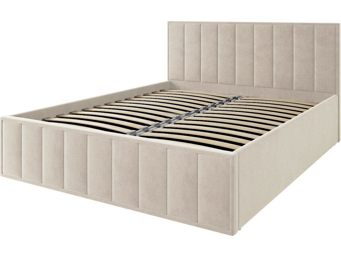 Современная Кровать с ортопедическим основанием 180 (Ваниль)
