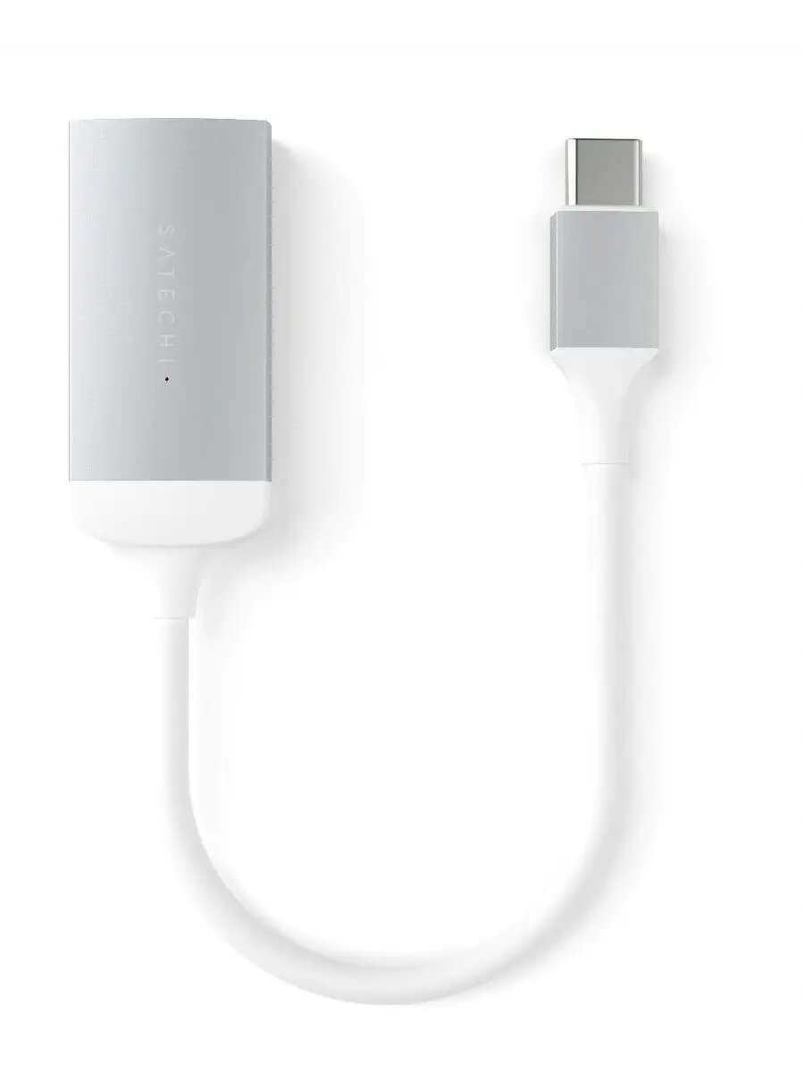 Адаптер Satechi Type-C to HDMI 4K 60HZ. ST-TC4KHAS. Поддержка 4K/60Hz. Материал корпуса алюминий. Цвет: серебристый.