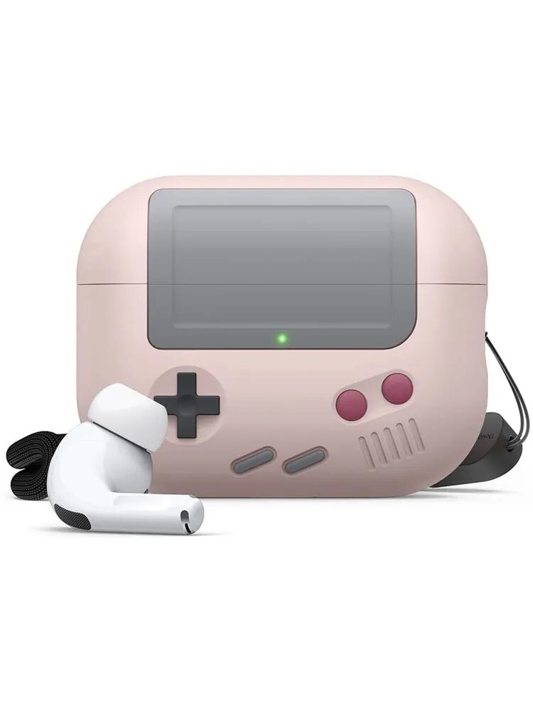 Чехол для AirPods Pro 2 Elago Unique AW5 Game console with Round strap Sand Pink