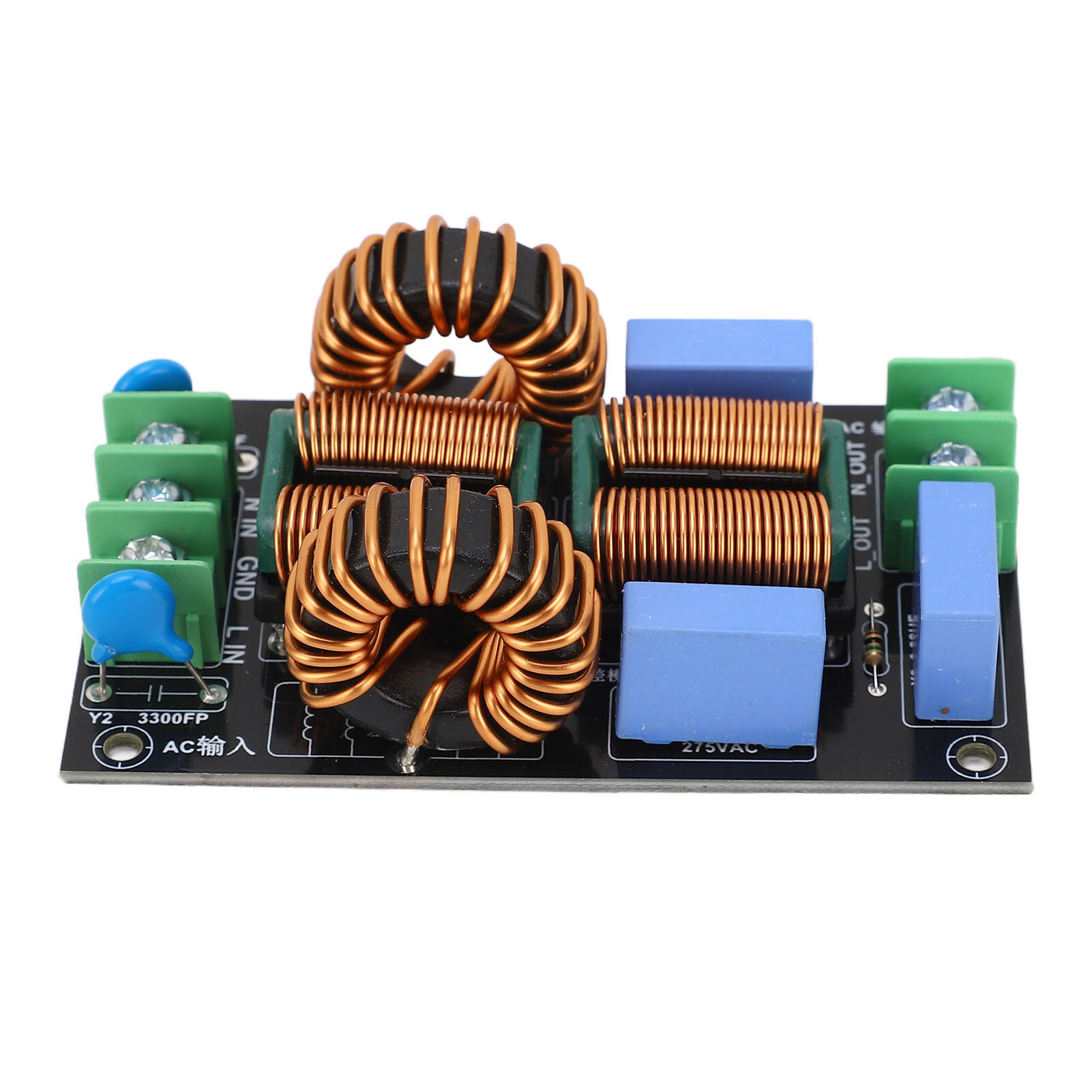 20A EMI-фильтр, 3-ступенчатый, с превосходной фильтрацией шума, плата питания аудиоусилителя, AC110V‑250V