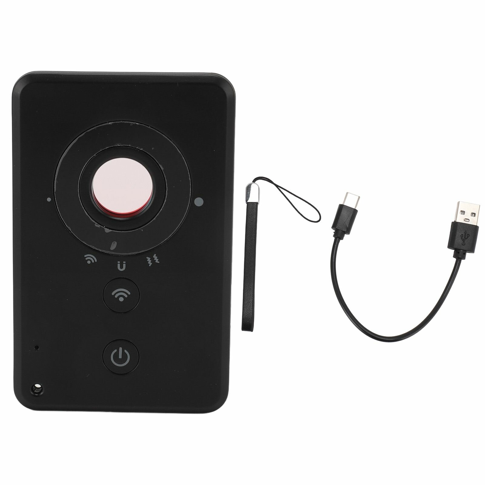 RF детектор тонкий, портативный, GPS/жучки/RF сканер, чёрный