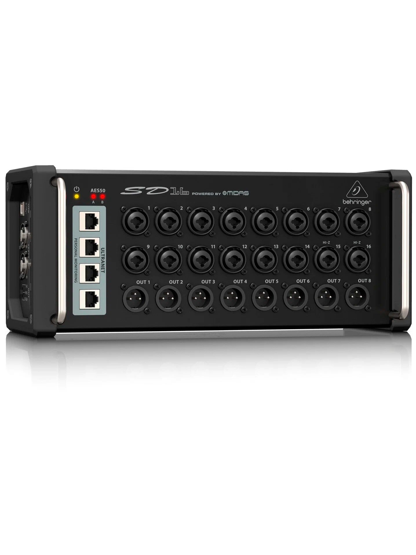 Стейдж-бокс Behringer SD16 с 16 микрофонными предусилителями Midas
