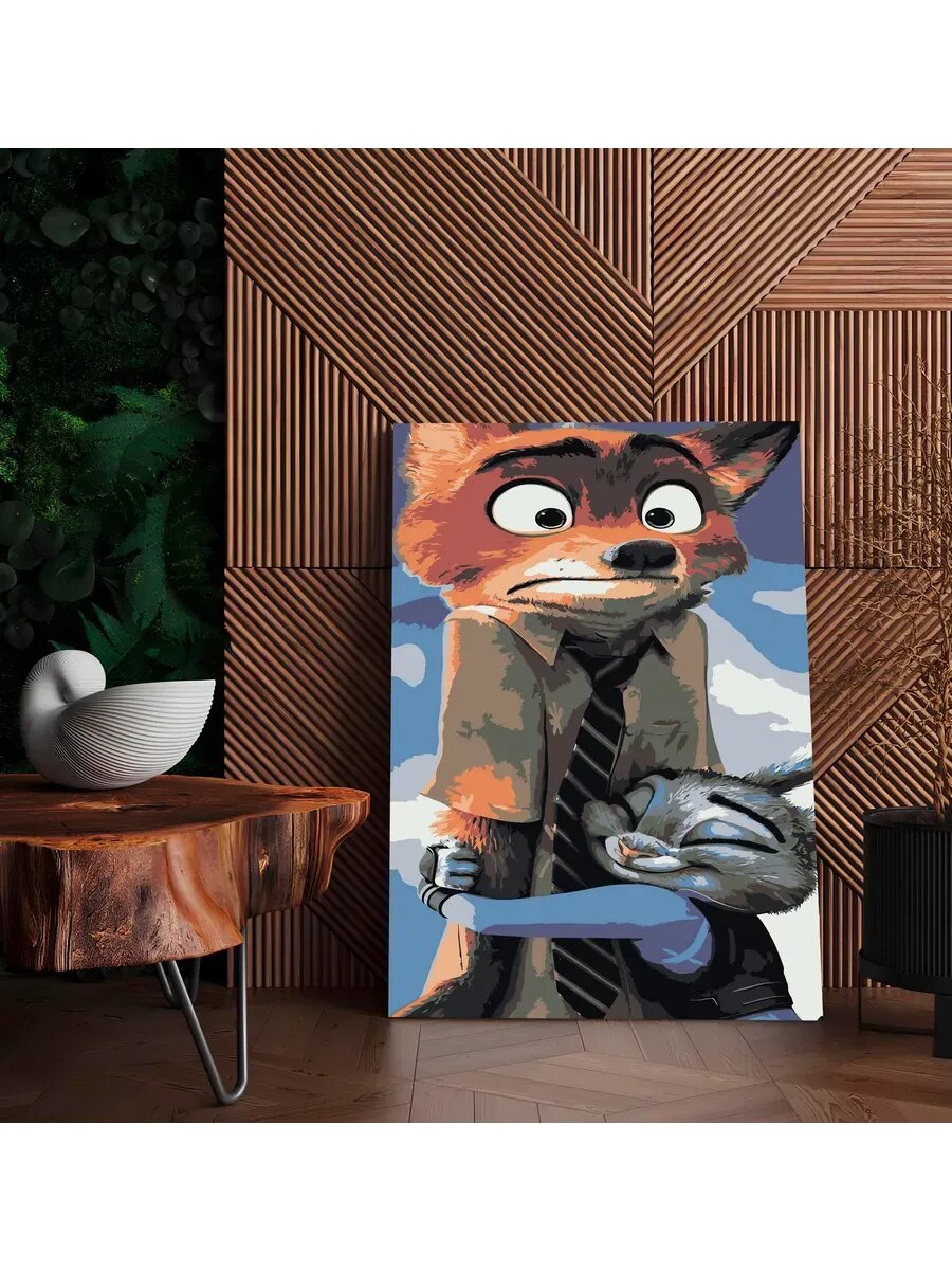 Картина по номерам Милые-Животные