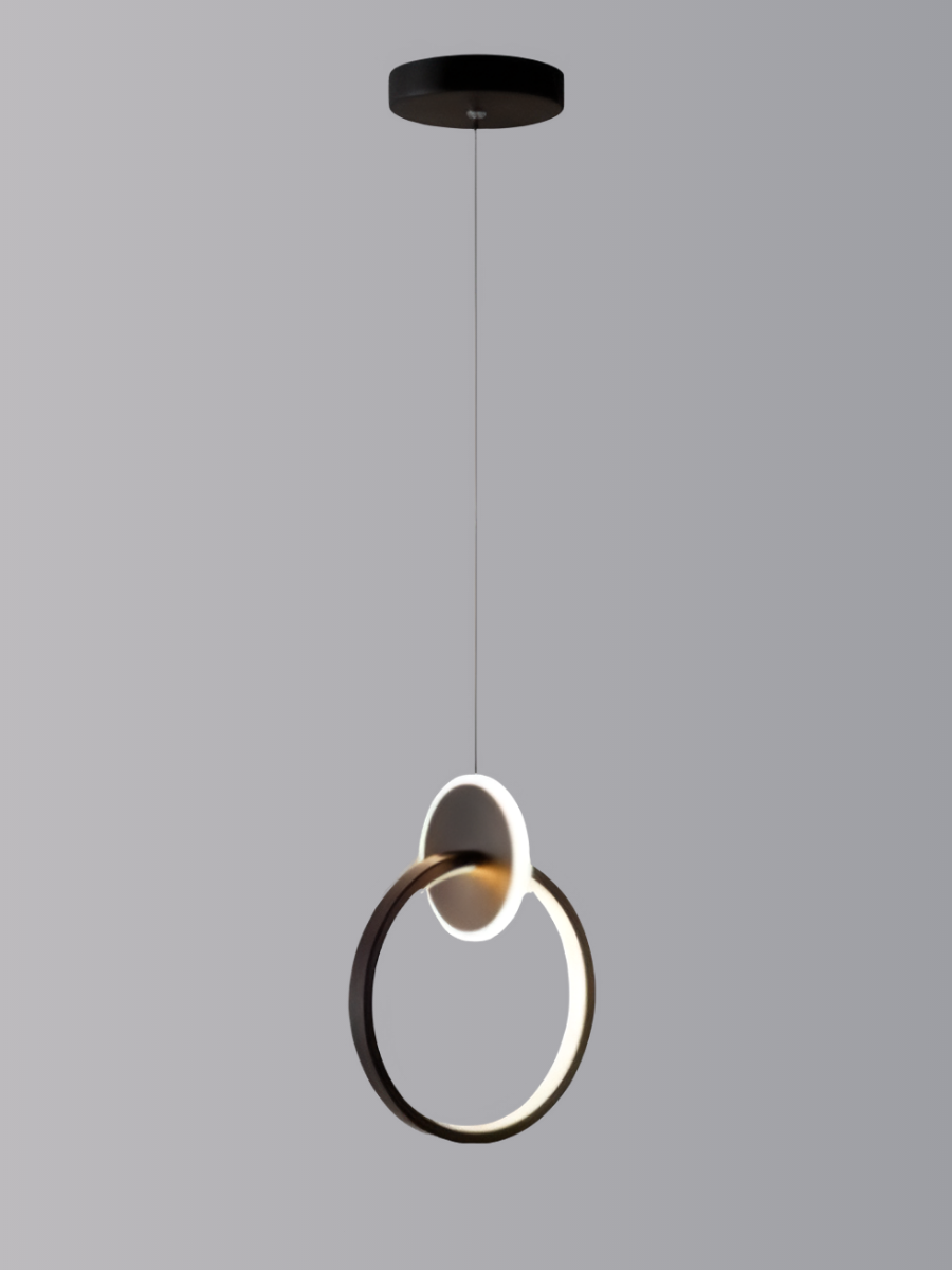 Светильник подвесной светодиодный Lanbos, 6 Вт LED, 3 кв м, черный