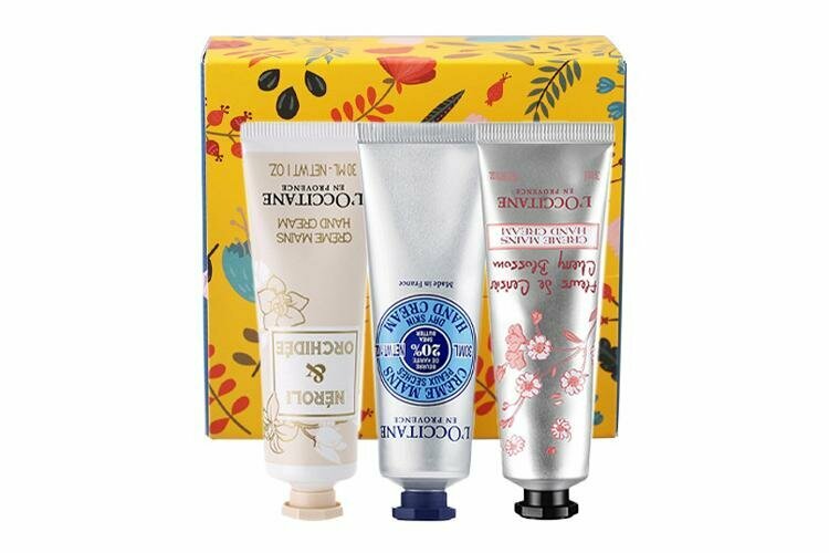 Набор кремов для рук унисекс LOCCITANE аромат потпури, 3 шт, подарочная упаковка