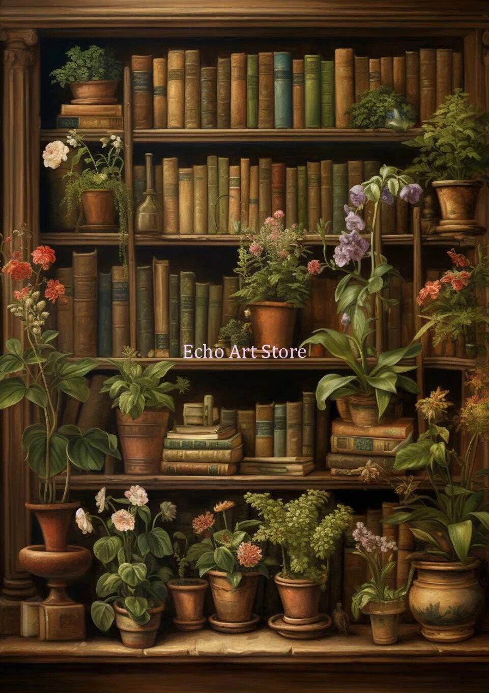 Печать на холсте "Винтажные постеры для книг аптеки" 9, 20X30cm Unframed