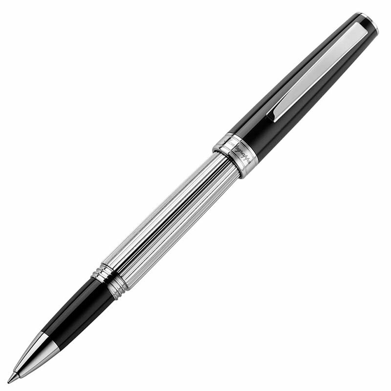 Ручка-роллер Montegrappa Armonia Duetto Black Steel. Артикул ARMD-C-RB