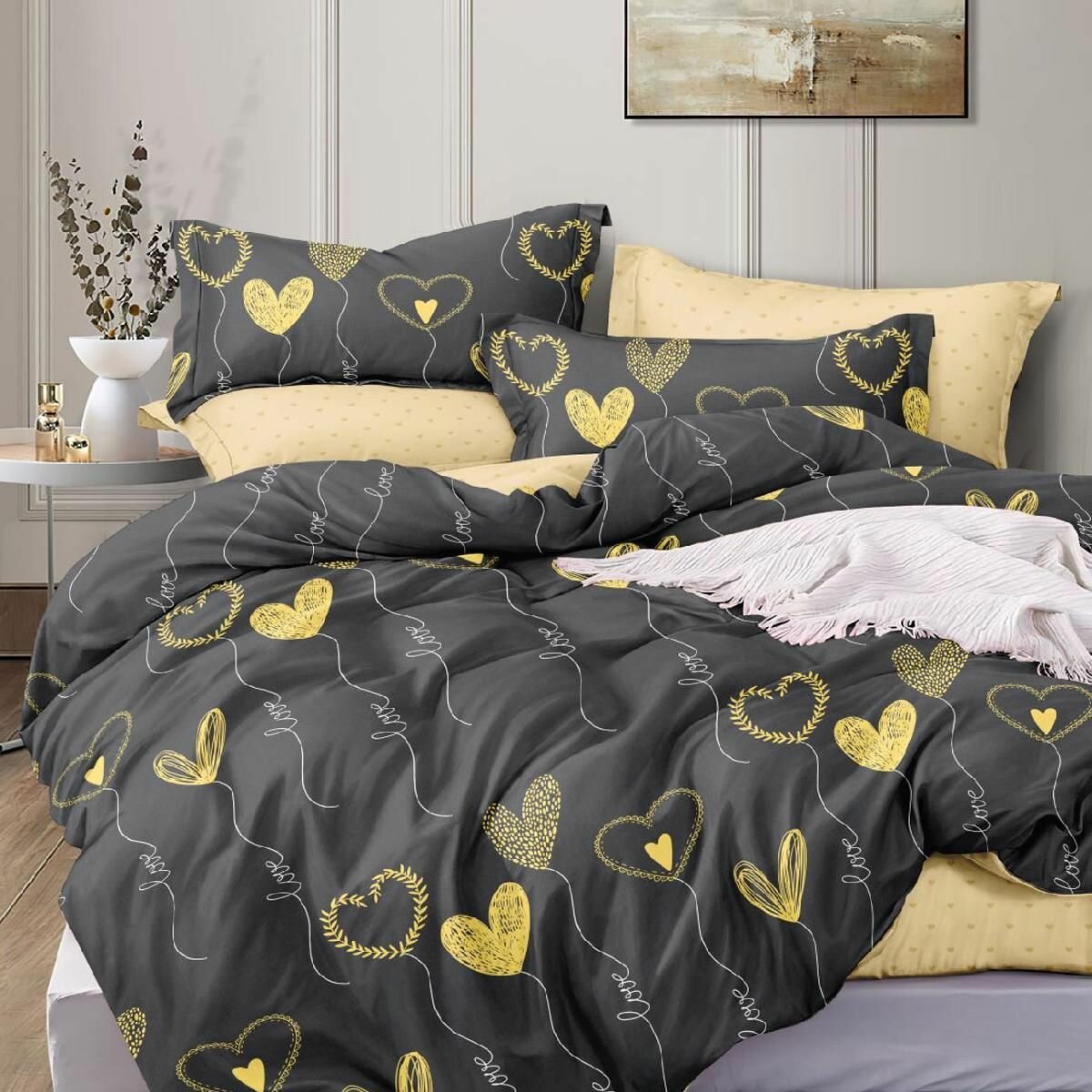 Комплект постельного белья Alleri "Перкаль Elite" Пер-082 1,5сп, наволочки 70x70