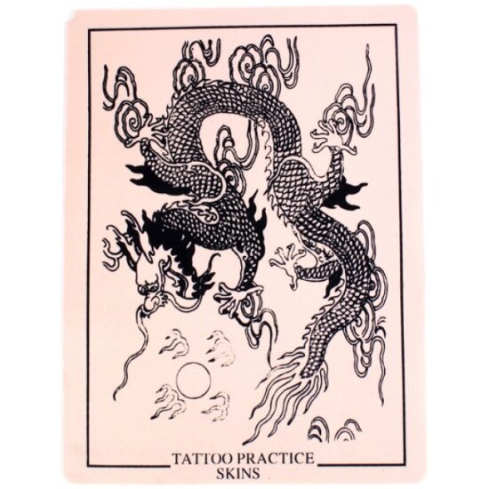 Кожа для тату-практики Ava Tattoo AVA TA-422 15х20см с рисунком