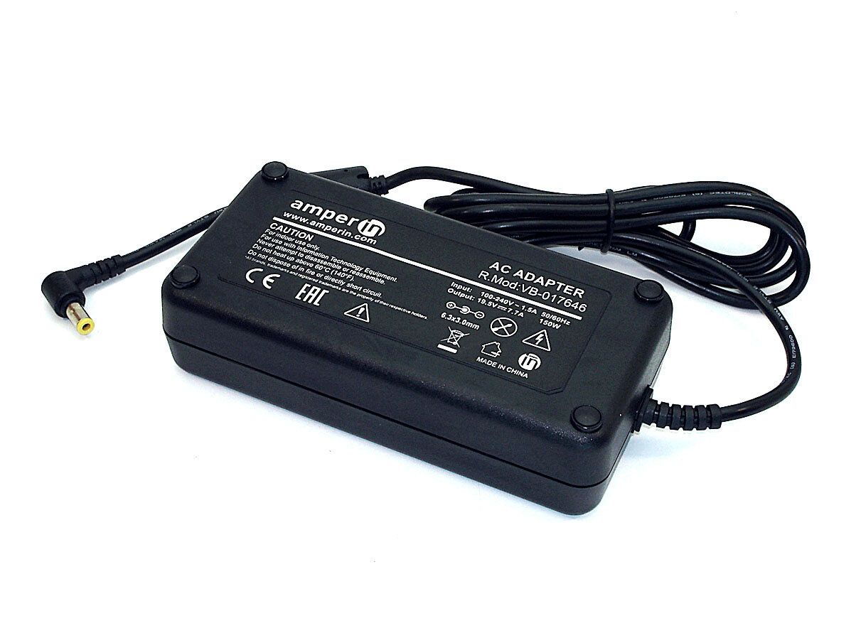 Блок питания Amperin AI-LI150 для ноутбуков Lenovo IdeaCentre B310 6.3х3.0mm
