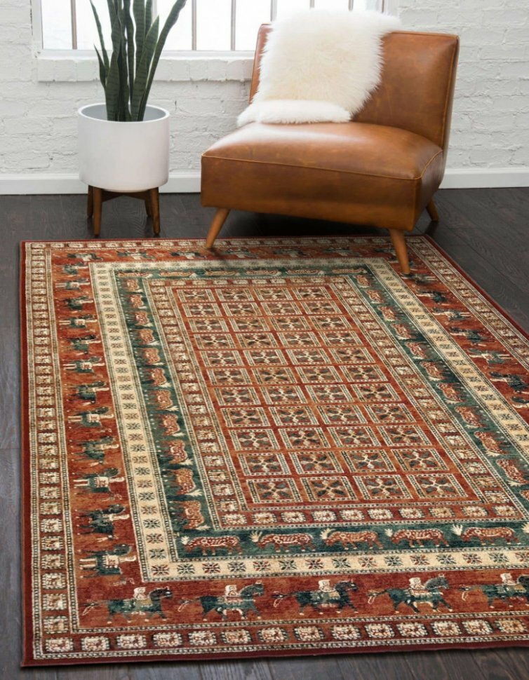 Шерстяной ковер коллекции «KASHQAI» 4301-300 из Бельгии (2.4 х 3.4 м)