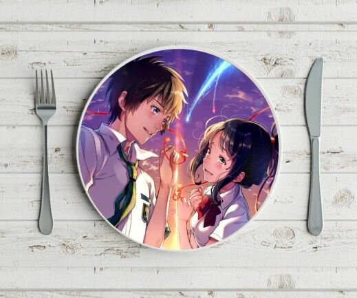 Тарелка по аниме Твоё Имя, Your Name №2