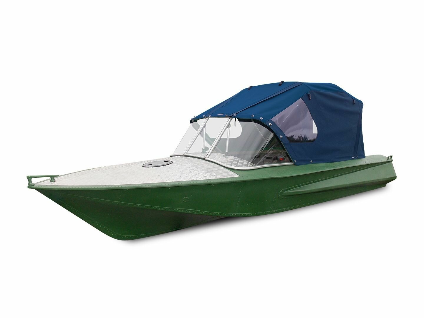 Обь-1. Стекло с калиткой, тент, дуги, крепления. Комплект