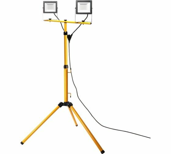 Прожектор на штативе Feron LL-503 2х50W 6400К 220V черный IP65 29568