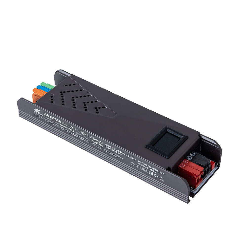 Блок питания 24В 100Вт 4.2А для светодиодных лент Arte lamp PRO A240105N