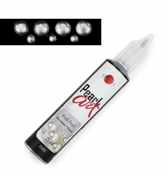 Краска для создания жемчужин "Pearl Art", жемчужно-черный, туба 25 мл