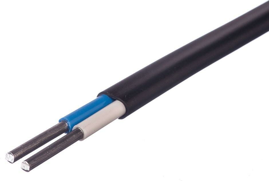 Кабель АВВГ, АВВГ-п 2x10 плоский ГОСТ (комплект из 20 м)