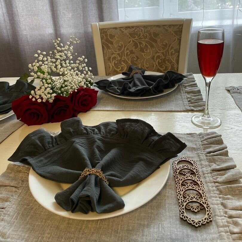 Кольца для салфеток, для сервировки стола салфетница