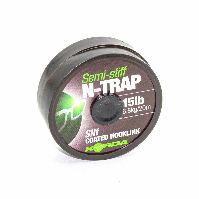 KORDA Поводочный материал N-Trap Semi-stiff 20lb Silt