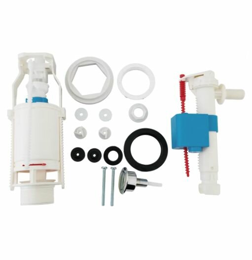 Арматура Анипласт хром пластик боковая подводка