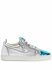 Кроссовки Giuseppe Zanotti Nicki, размер 37,5 EU, серебристый/красный