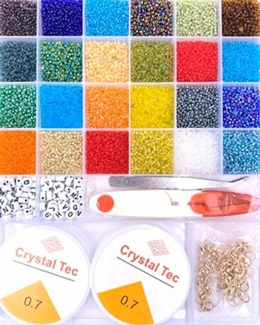 Набор для создания украшений ABS-пластик, прозрачный, 23x19см