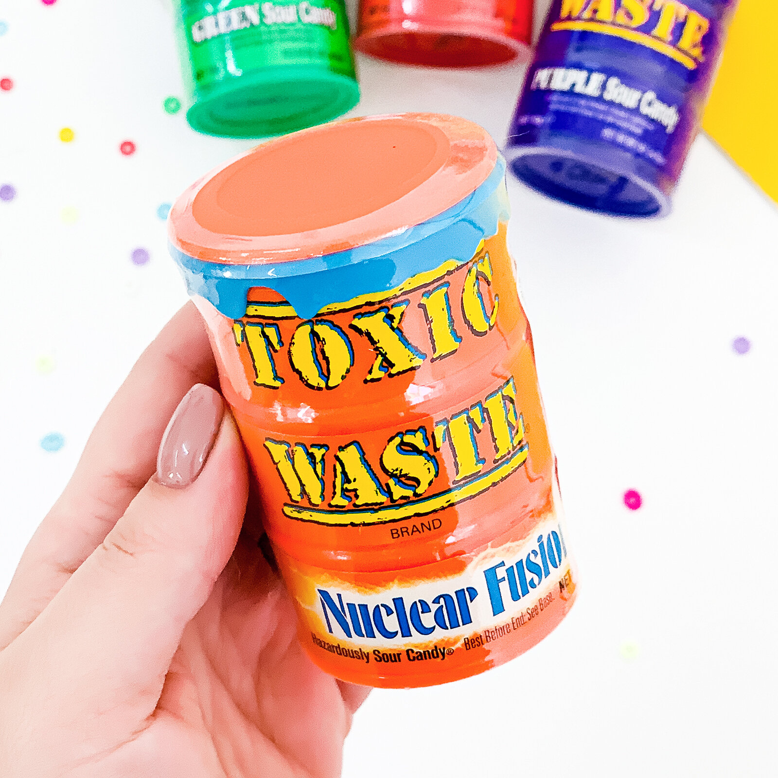Карамель Toxic Waste NuclearFusion / супер кислые конфеты
