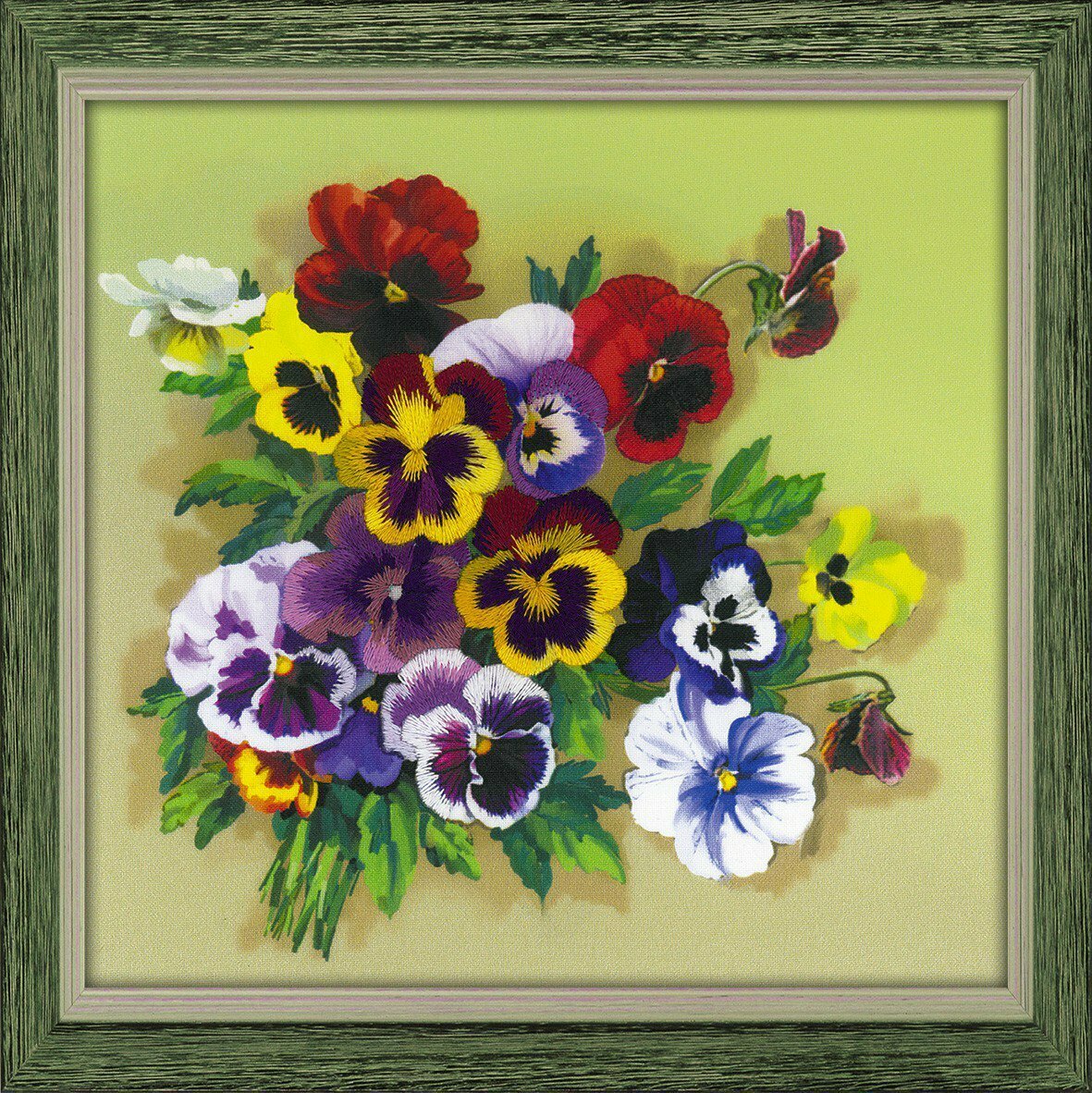 Анютины глазки, Гладь PT-0059