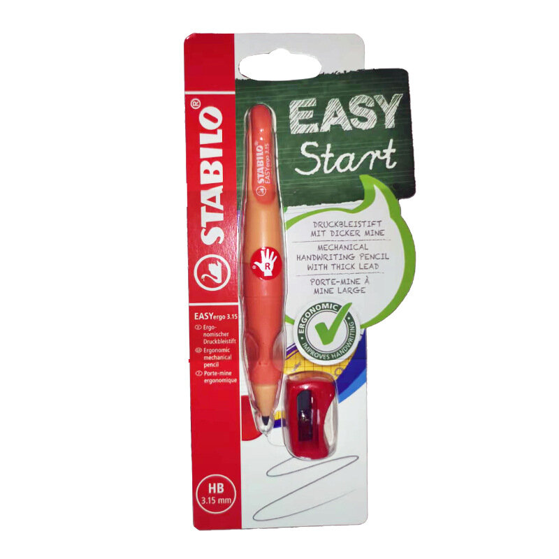 Автоматический карандаш Stabilo Sibilo HB, пластик, персиковый цвет, для начальной школы