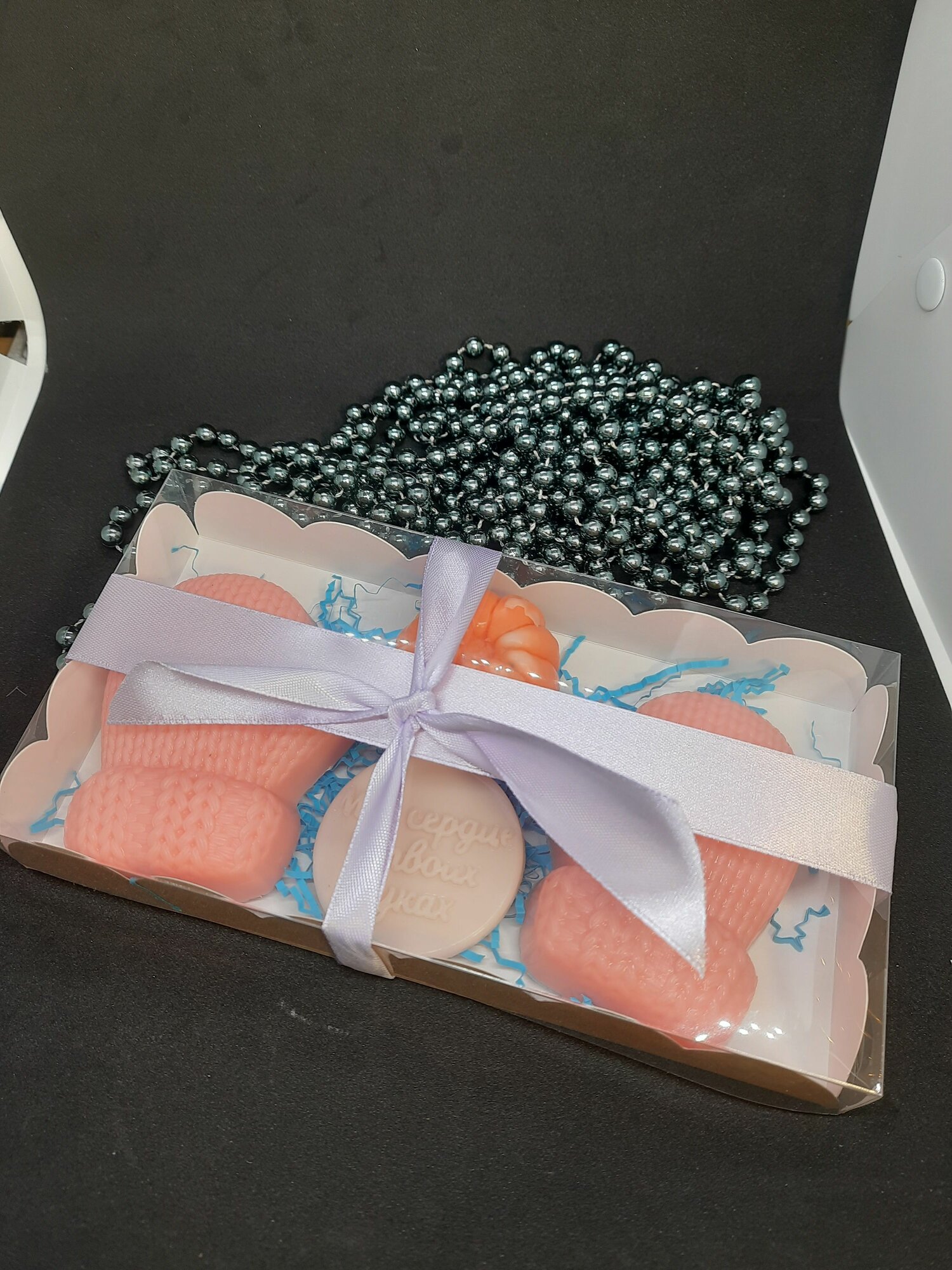 Сувенирная продукция, мыло ручной работы в подарок для женщин и детей, подарочный набор"Сновым счастьем"