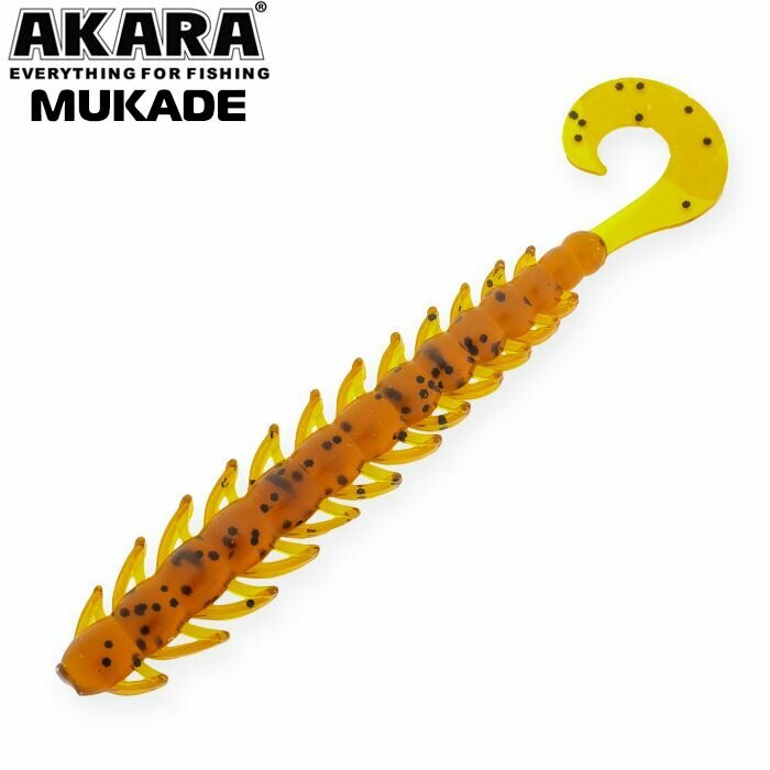 Силиконовая приманка Твистер Akara Mukade 150мм, 3 шт. №417