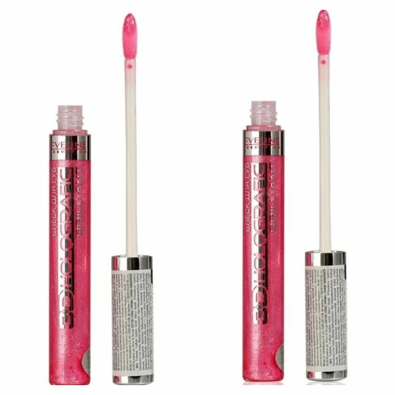 Eveline Cosmetics Блеск для губ, 2 шт