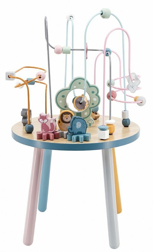 Развивающий деревянный столик "Парк" Viga Toys PolarB, для детей от 2 лет, развивающий лабиринт