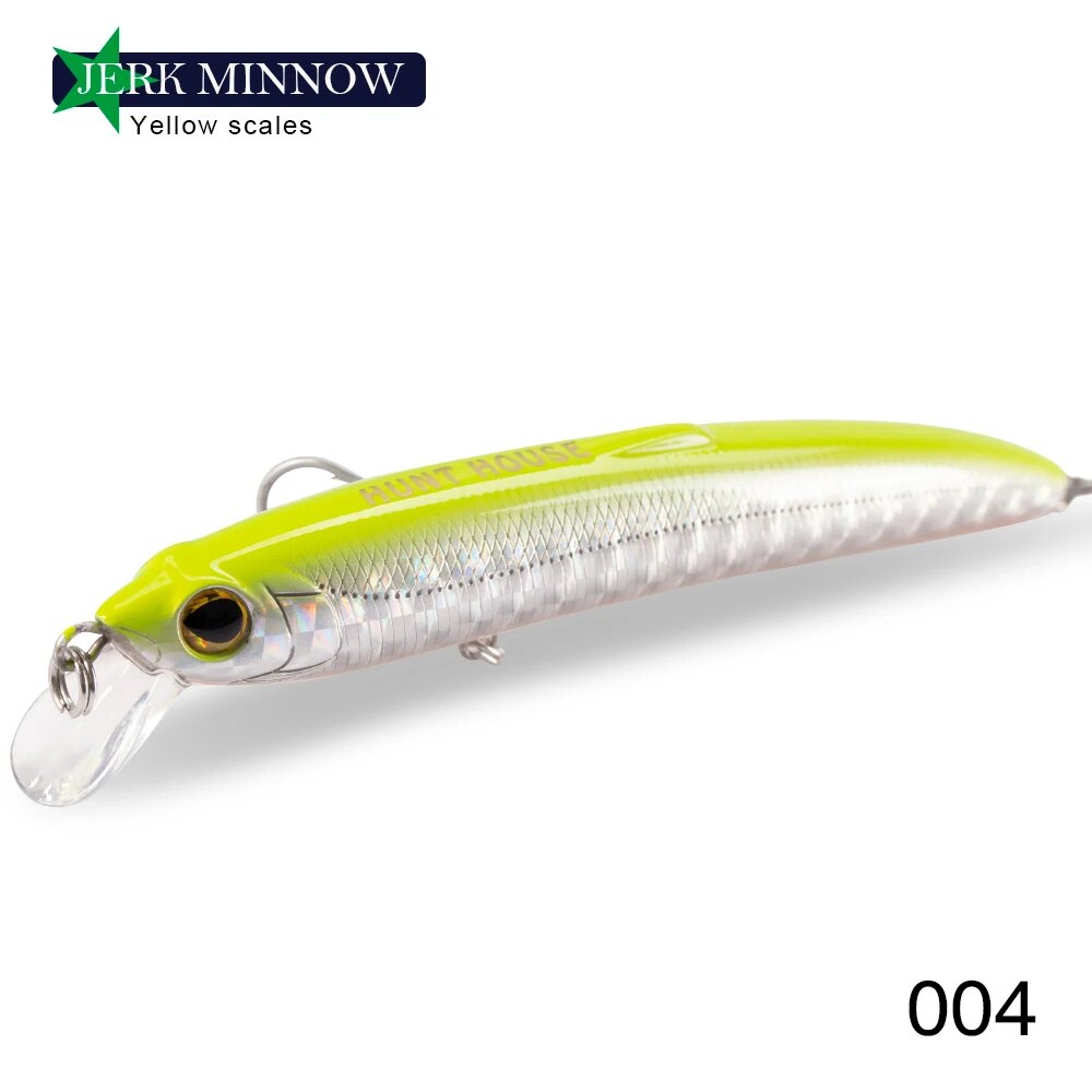 Hunthouse Smith Saruna Minnow Джеркбейт 95/125/147 мм 95mm 8g, 004