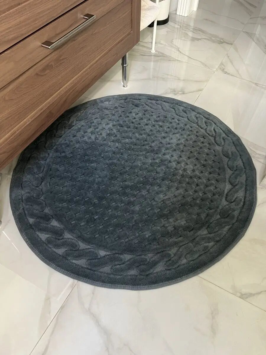 Коврик круглый для ванной и туалета Natali's Carpets 120х120 см Турция