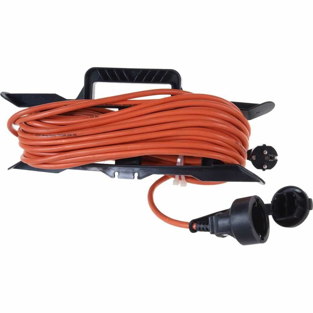 Партнер-электро Удлинитель шнур GardenLine на рамке с/з ПВС 3х1,5 ГОСТ 16A 20м IP 44 US206С-120OR