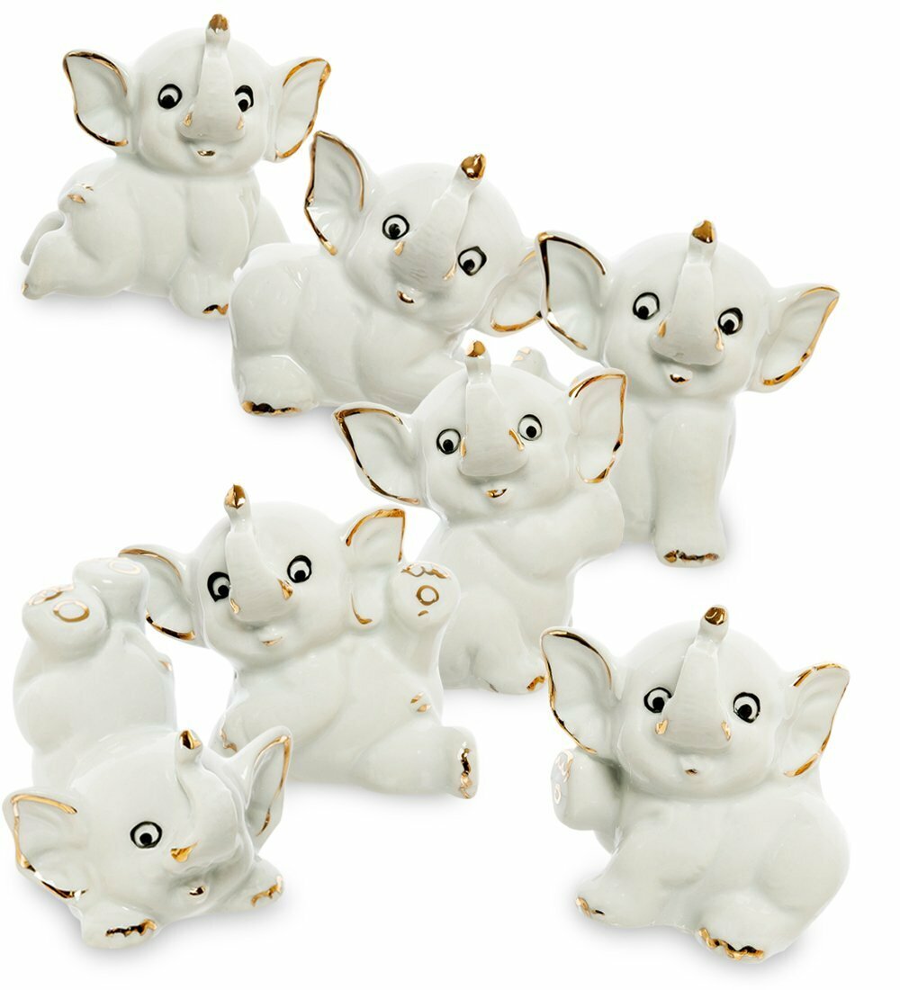 Комплект из семи фигурок 'Слоники'