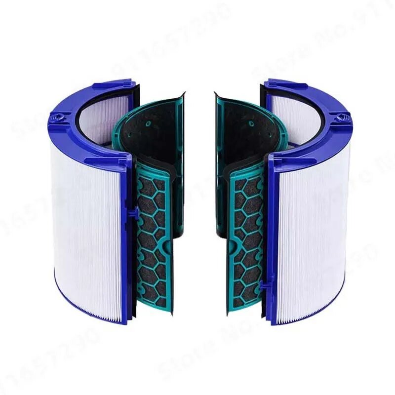 Комплект сменных HEPA-фильтров для очистителей воздуха Dyson TP04, TP05, HP04, HP05, Синий, 1 Set