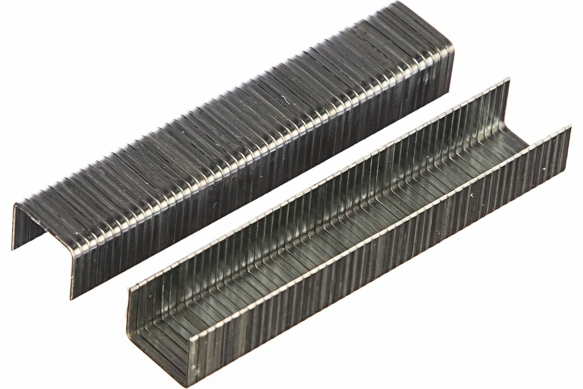 Скобы каленые 8x1.2 мм Тип 140, 1000 шт для мебельного степлера Stelgrit 655007
