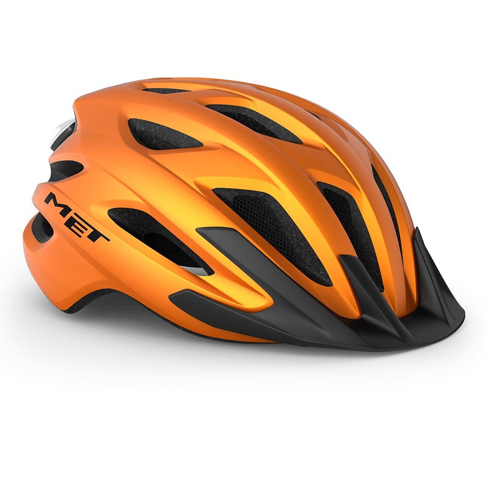 Велошлем Met Crossover Helmet (3HM149CE) 2025, цвет Оранжевый, размер шлема XL (60-64 см)
