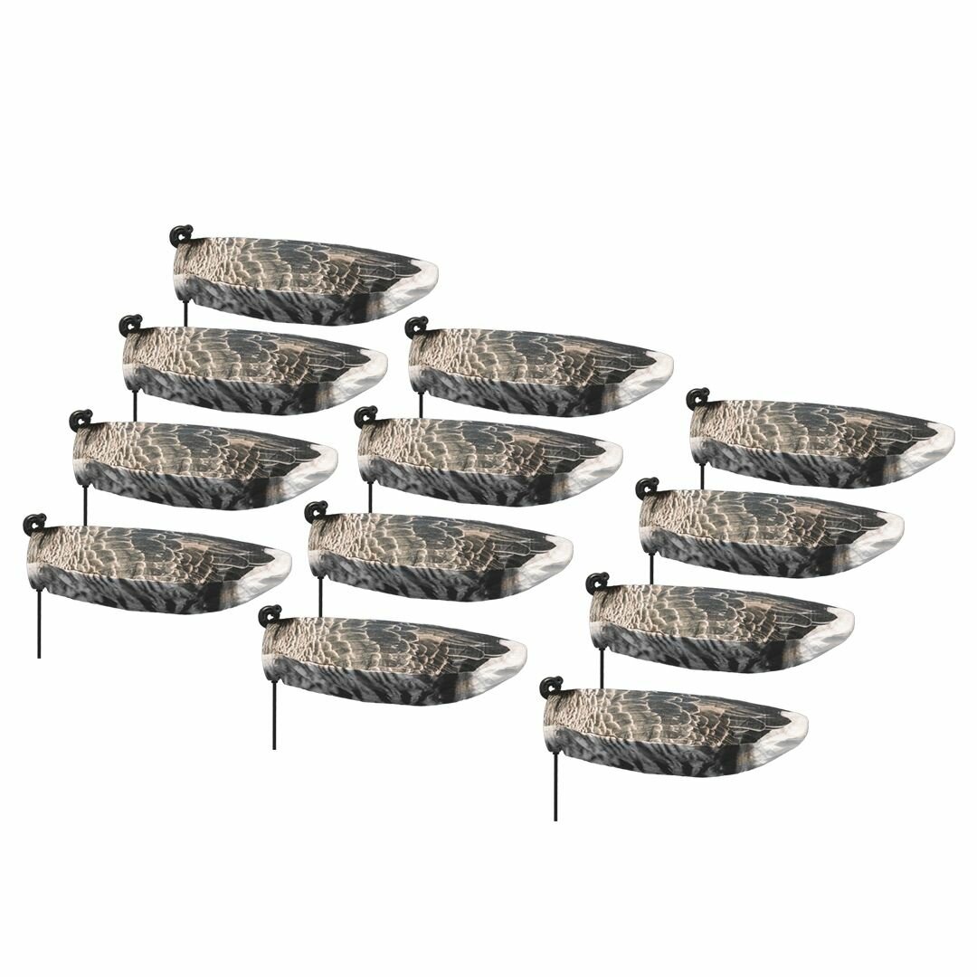 Комплект чучел белолобого гуся "лайт" Flock Decoys, 12 шт (без голов)