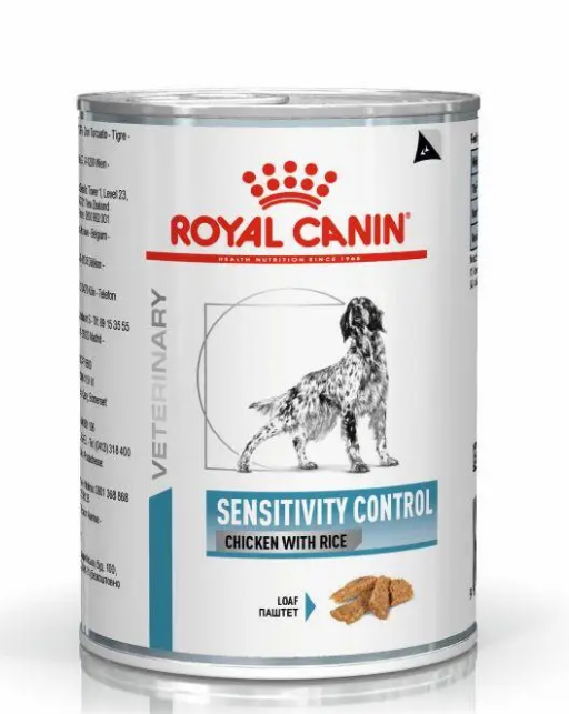 Влажный корм для собак Royal Canin Sensitivity Control с курицей 12 шт. х 420 г