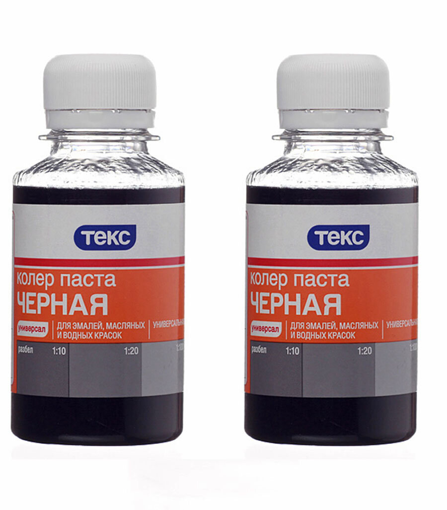 Колер паста Текс Универсал черная №11 0,1 л (2 шт.)