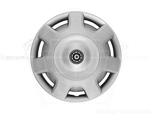 Колпаки декоративные (на пруж.) r-13 "гром" серебристый (к-т 2 шт) (ак1320)