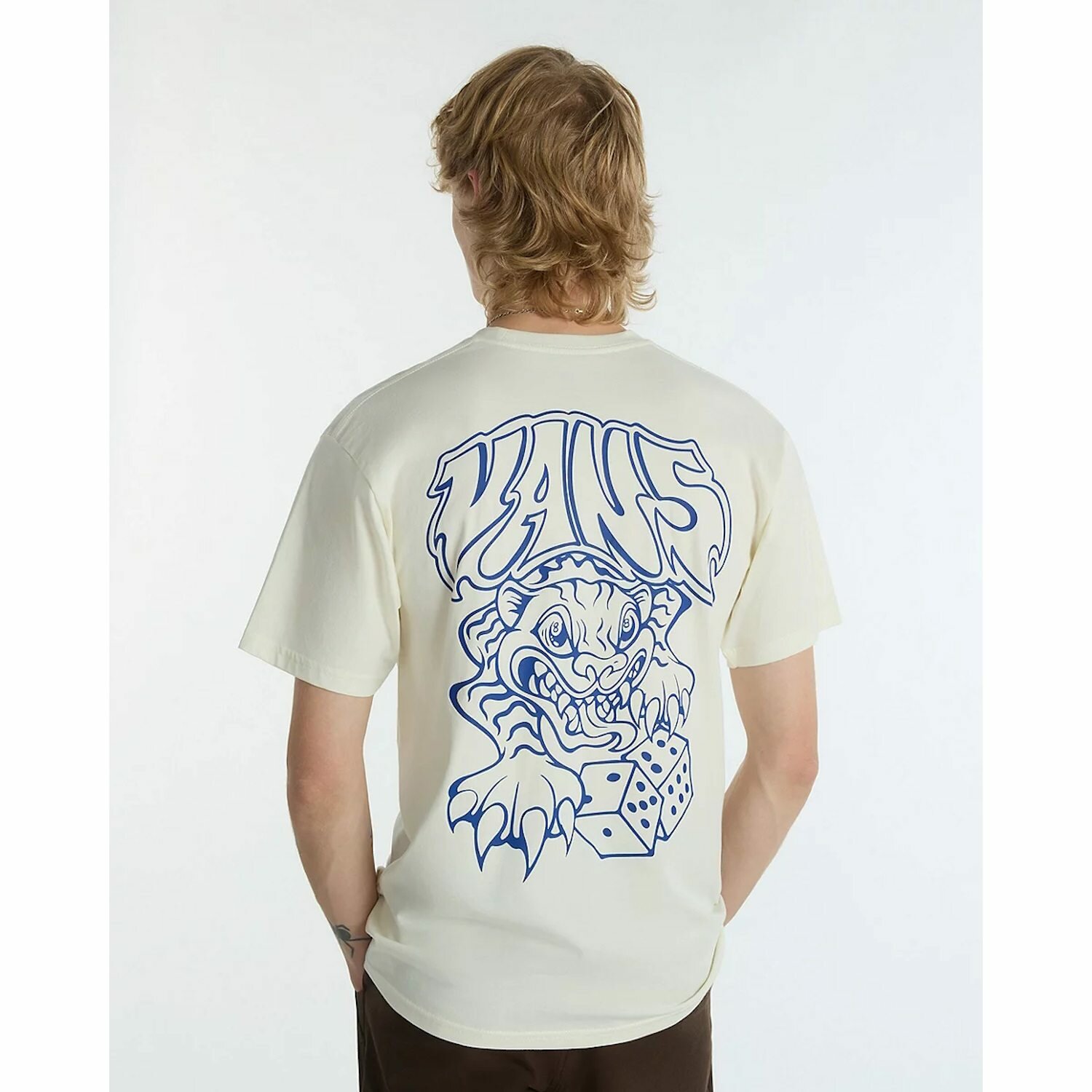 Футболка VANS PROWLER SS TEE, размер L, белый — фото 1