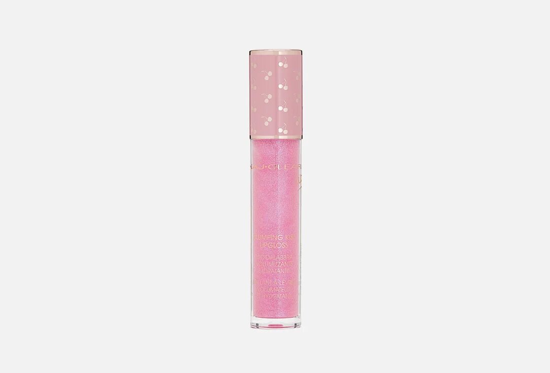 Блеск для губ c эффектом увеличения Naj Oleari Plumping Kiss, тон 11 holographic pink, 6 мл