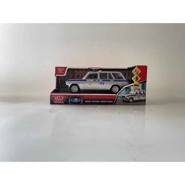 Машина пластик свет-звук 2104 Жигули 1967, 22 см. Полиция Технопарк 2104-22PL-POL-SR
